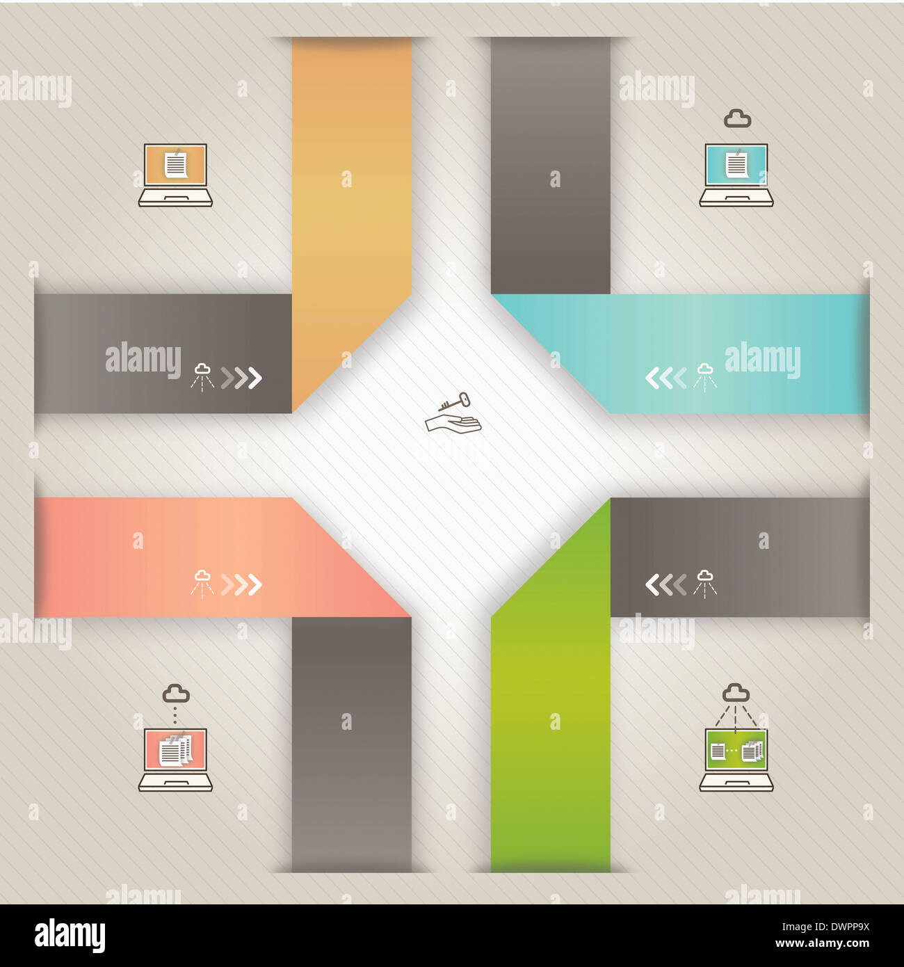 illustration template of memo tags Stock Photo - Alamy