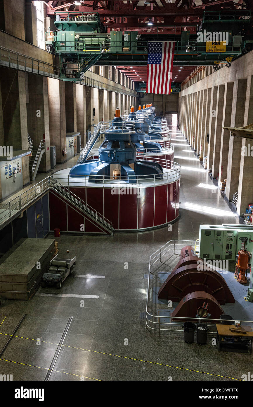 Hoover dam generator turbine hi-res stock photography and images - Alamy