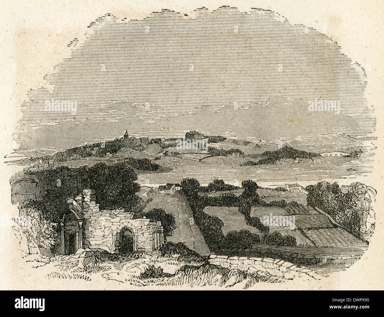 Scotland 1800s engraving hi-res stock photography and images - Alamy
