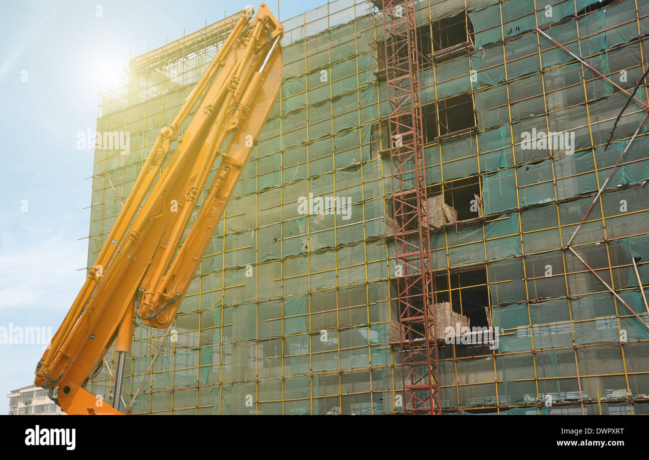 Construction site mixing concrete hi-res stock photography and images ...