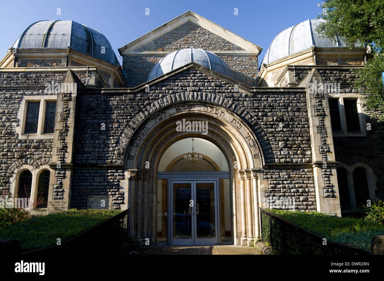 The Former Jewish Synagogue, Cathedral Road, Cardiff, Wales Stock Photo ...
