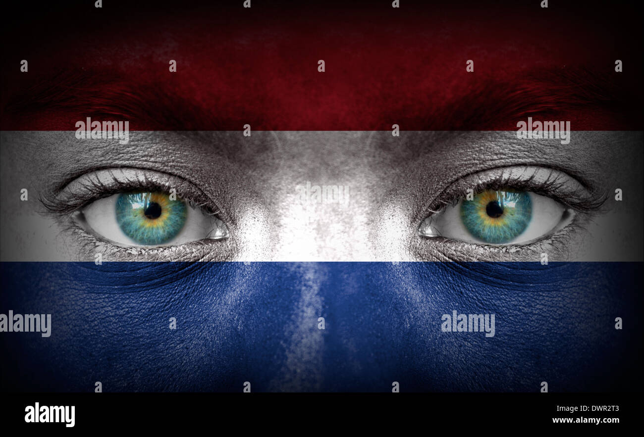 Holland woman flag hi-res stock photography and images - Alamy