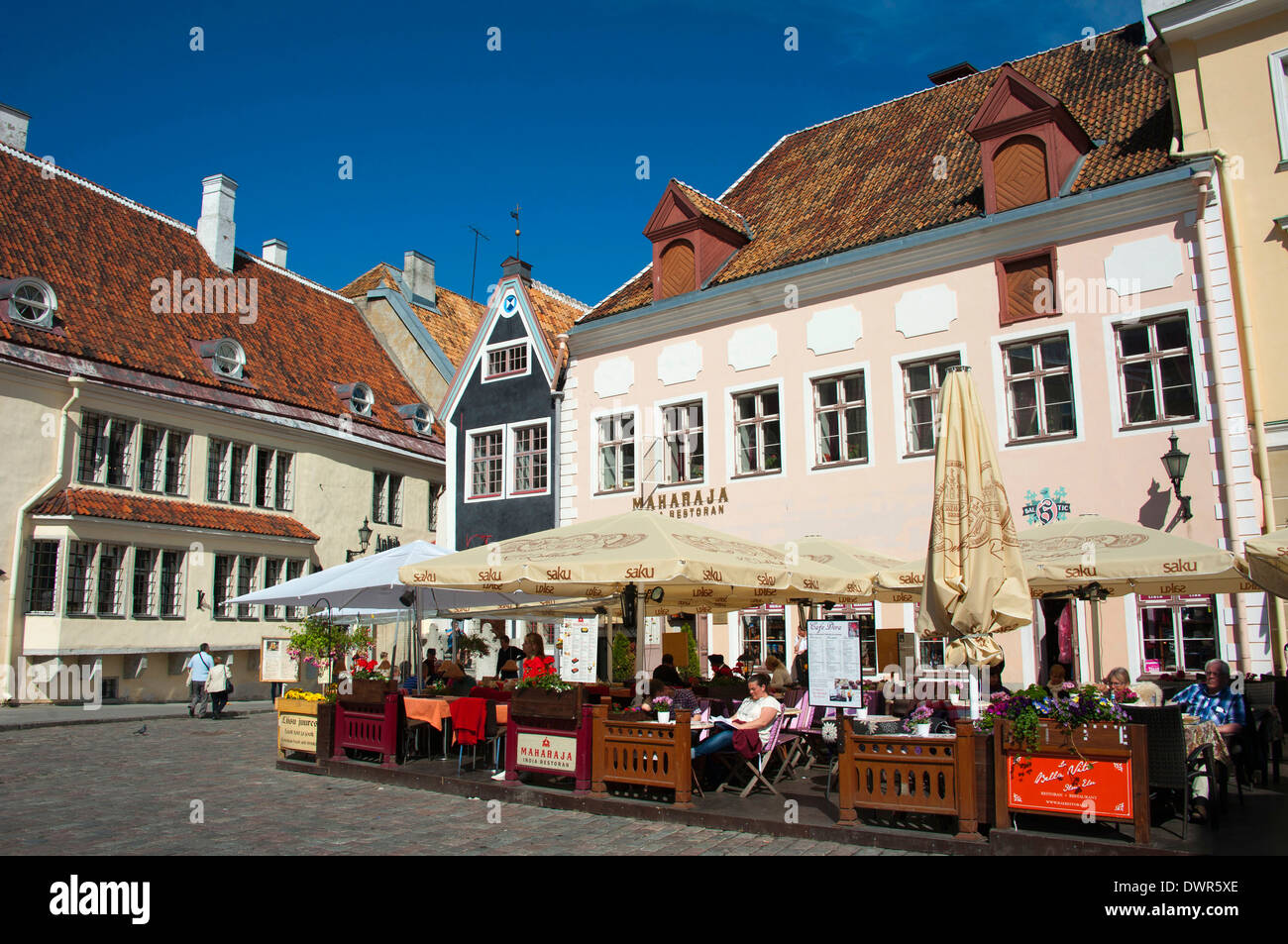 Town hall square, Tallinn Stock Photo - Alamy