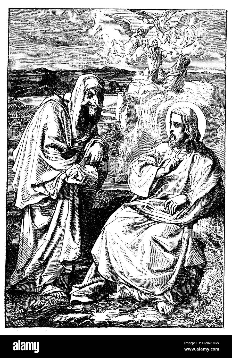 Jesus christ in desert hi-res stock photography and images - Alamy