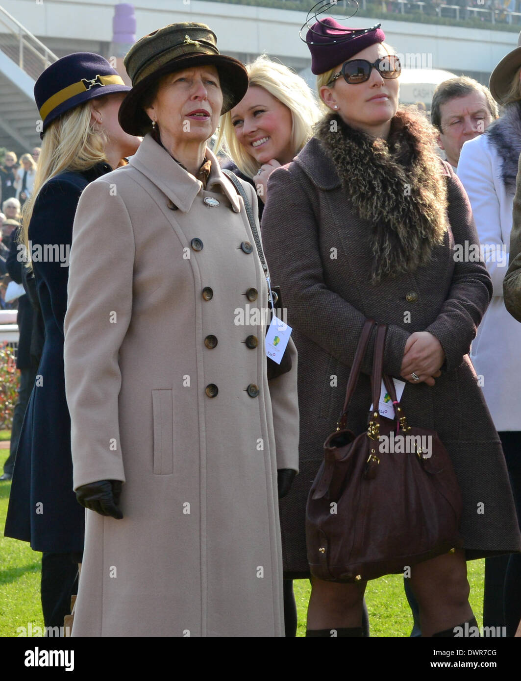 Cheltenham, Gloucestershire, UK . 12th Mar, 2014. HRH Princess Anne ...