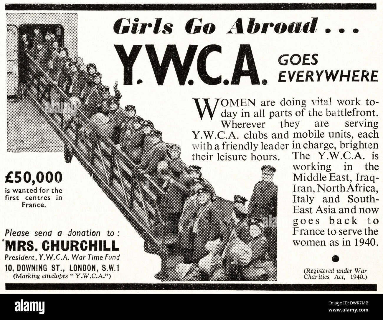 Ww2 english advertisements hi-res stock photography and images - Alamy