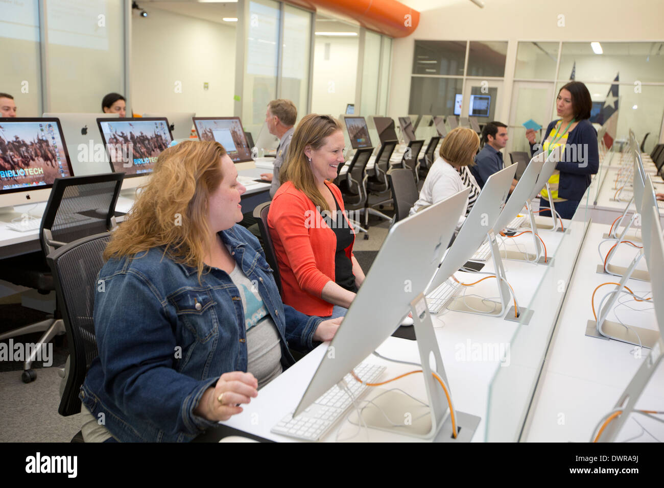 BiblioTech Digital Library in San Antonio, Texas Stock Photo - Alamy