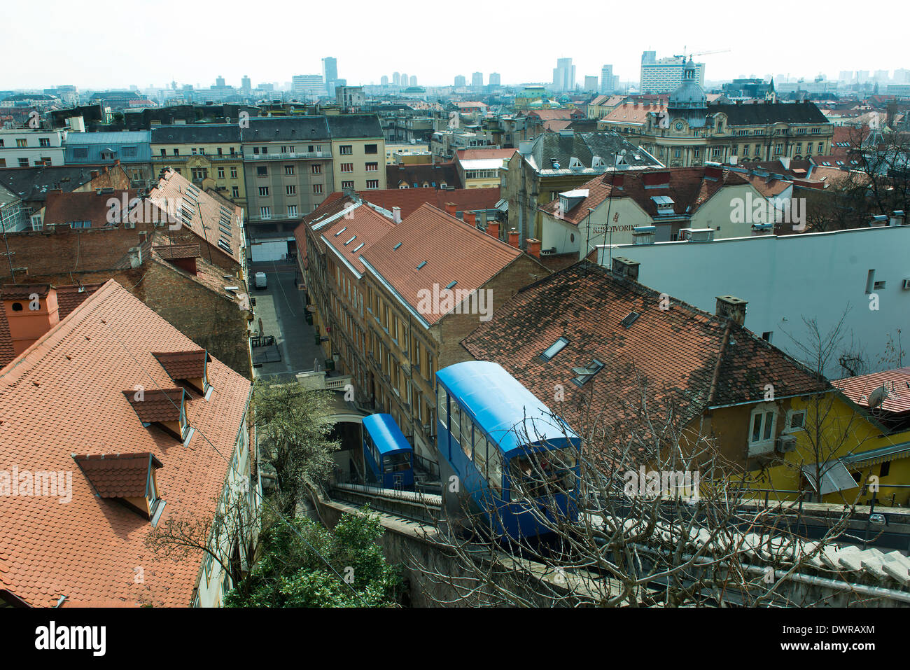 Funicular cable railway train hi-res stock photography and images - Alamy