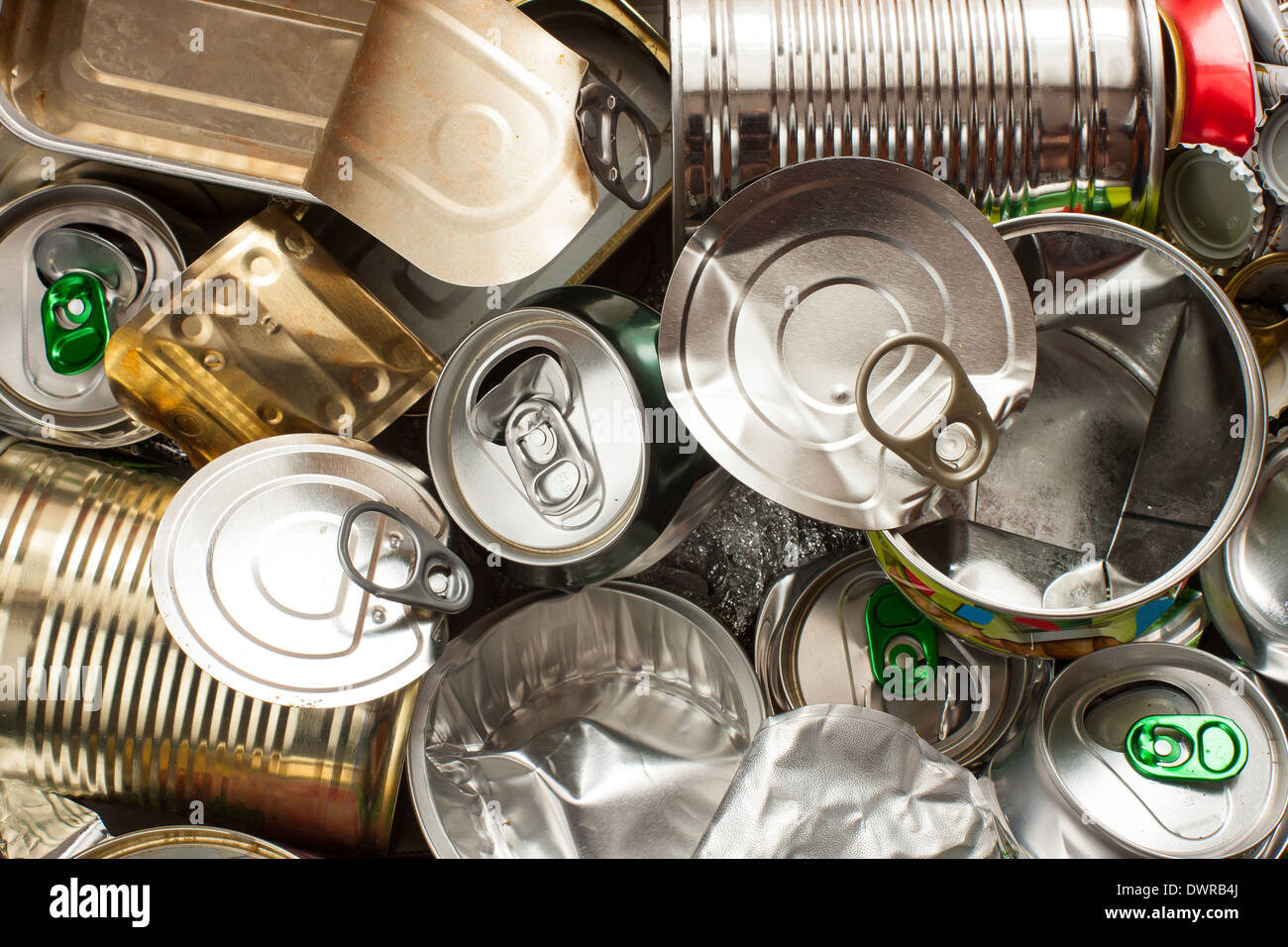 Segregated metal wastes ready to recycling Stock Photo - Alamy