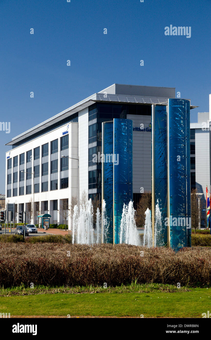 British Gas office, Callaghan Square, Cardiff, Wales Stock Photo - Alamy