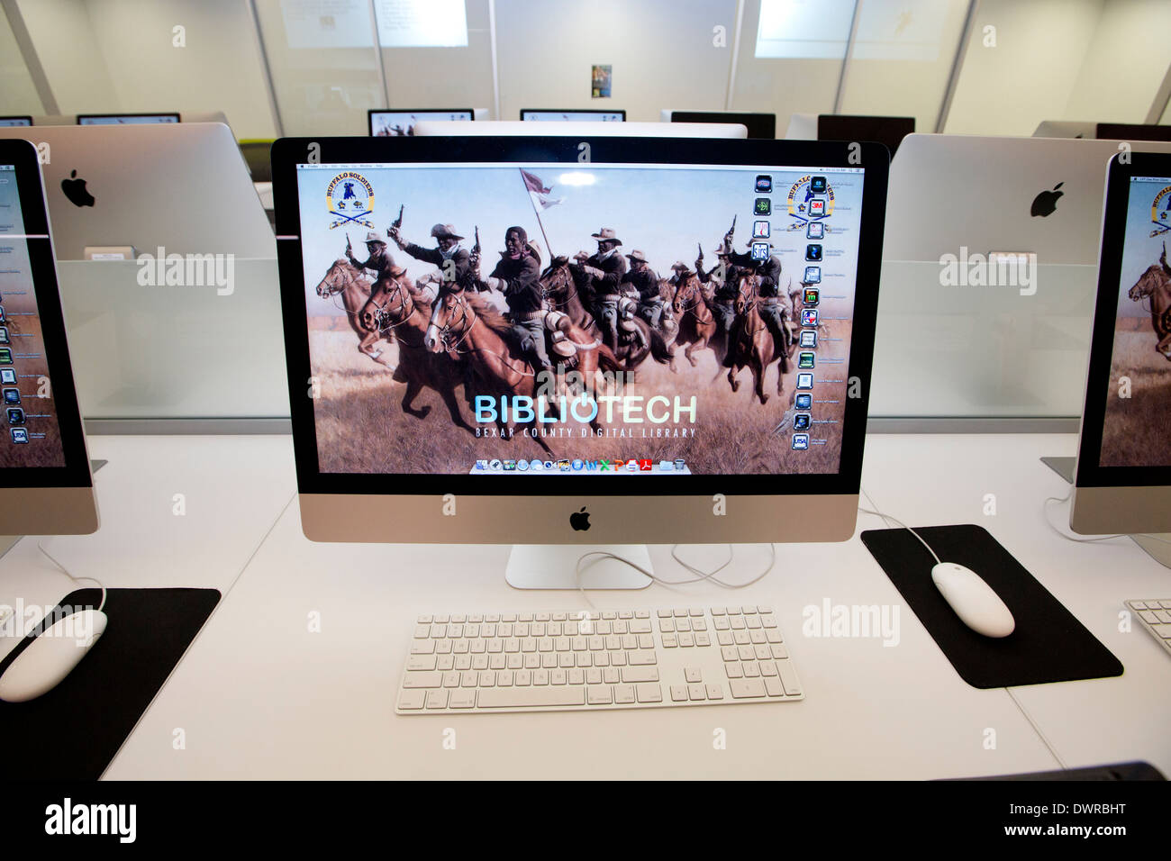 BiblioTech Digital Library in San Antonio, Texas Stock Photo - Alamy