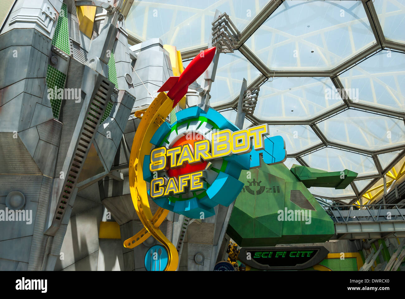 StarBot Cafe, Universal Studios, Singapore Stock Photo - Alamy