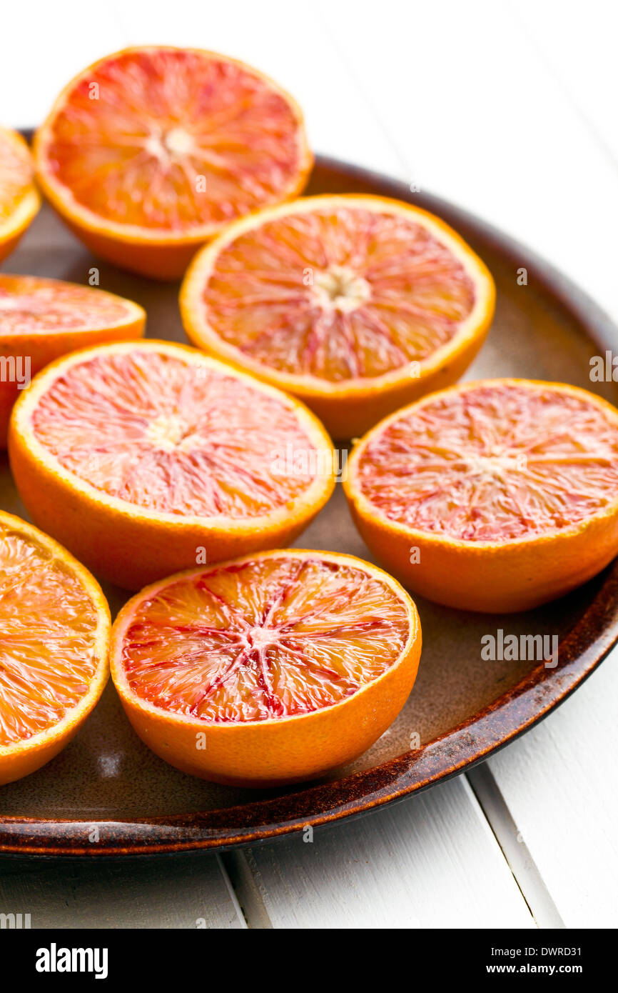 Blood orange halves hi-res stock photography and images - Alamy