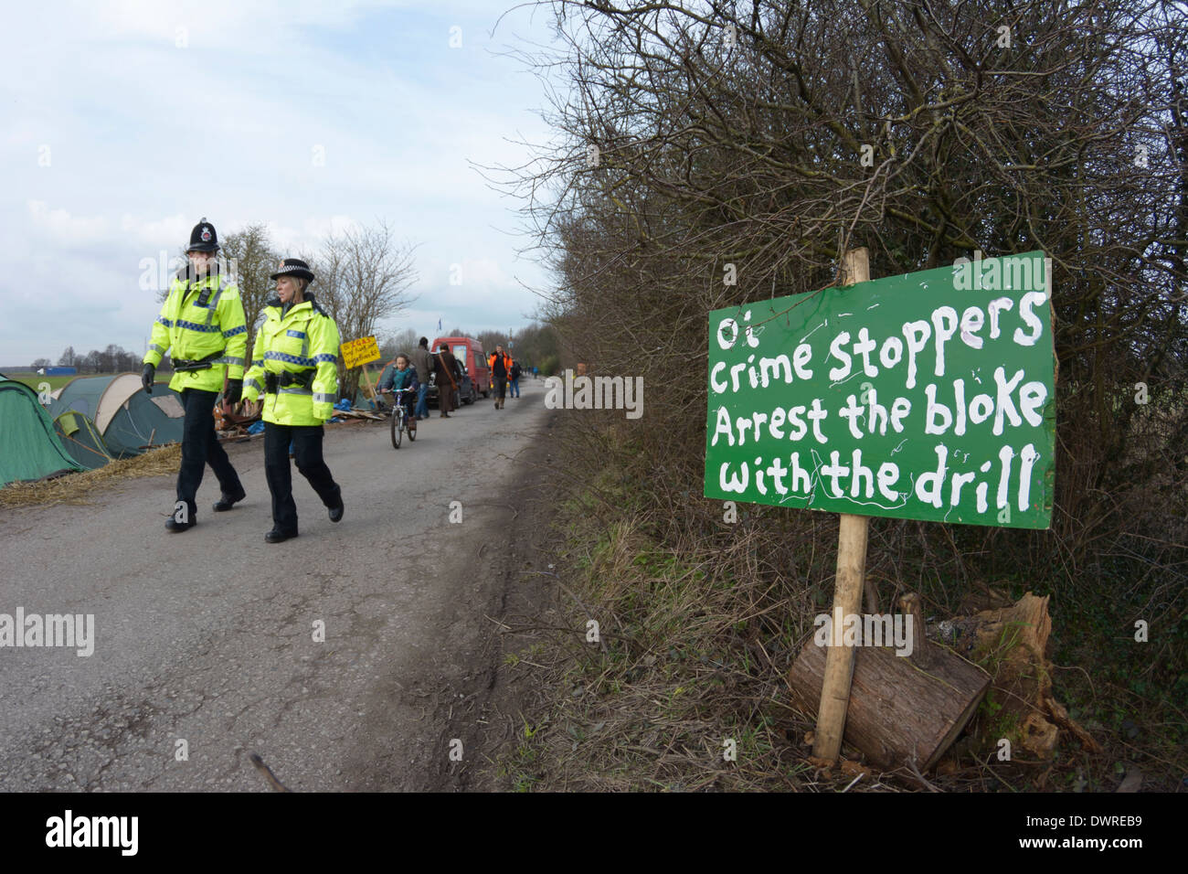 Barton Moss Protection Camp Stock Photos & Barton Moss Protection Camp ...