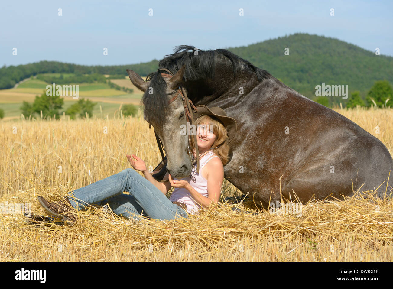 Connemara pony girl hi-res stock photography and images - Alamy