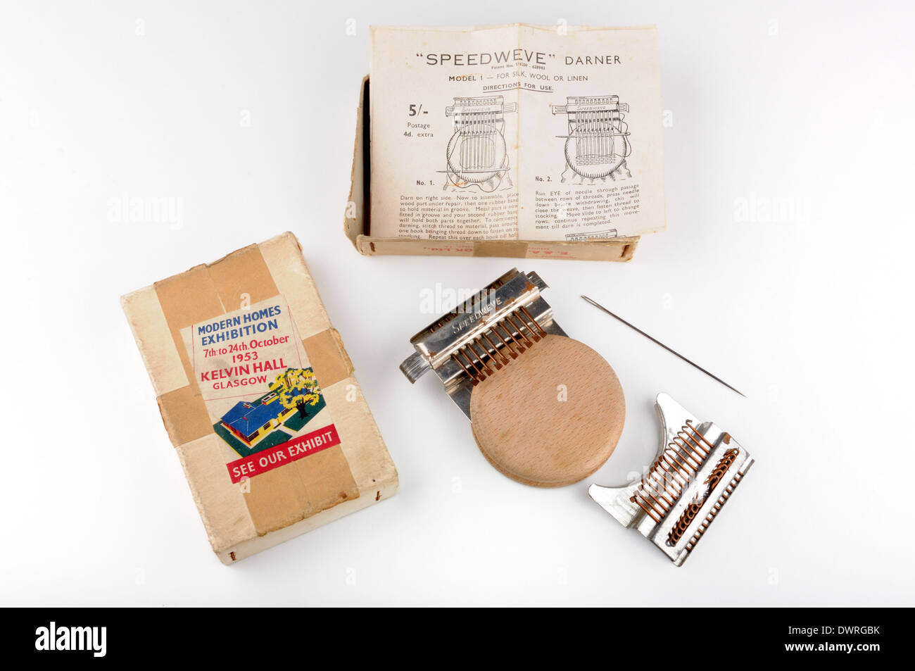 Darning kit from homes exhibition hi-res stock photography and images ...