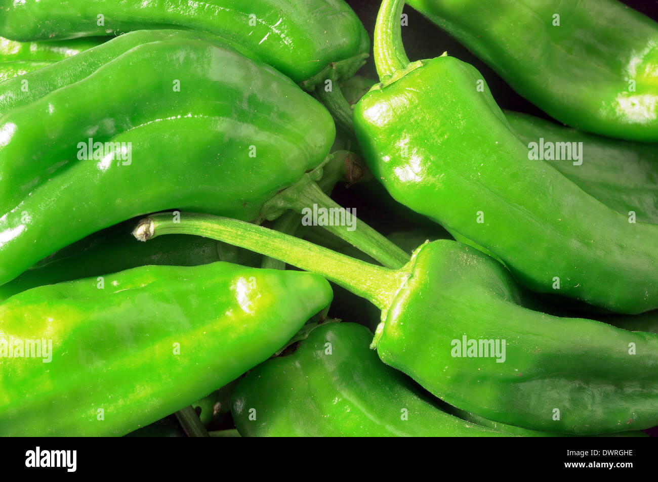 background of padrón pepper green textures Stock Photo - Alamy