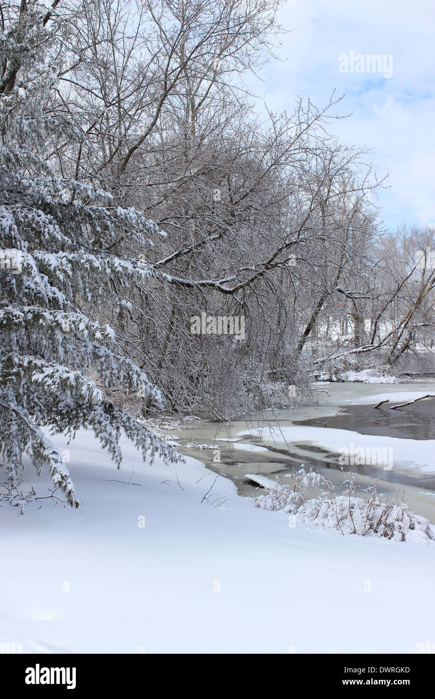 Photograph of a wonderful winter scene Stock Photo - Alamy