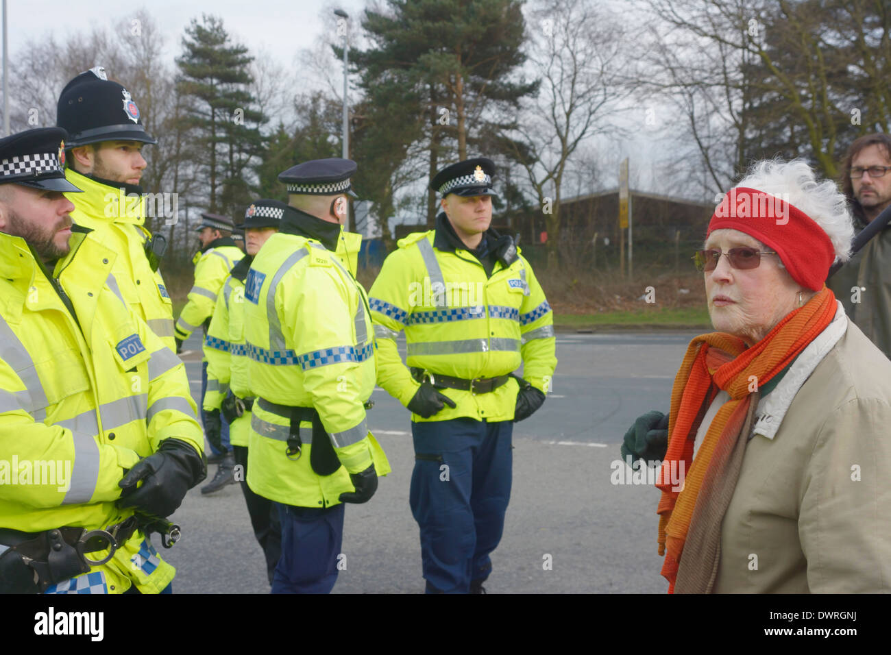 Old lady police hi-res stock photography and images - Alamy