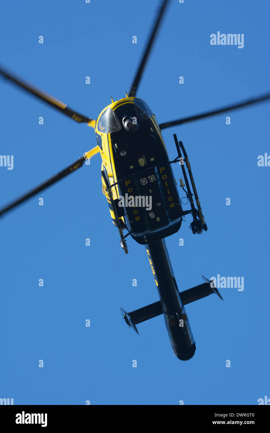 Police helicopter hi-res stock photography and images - Alamy