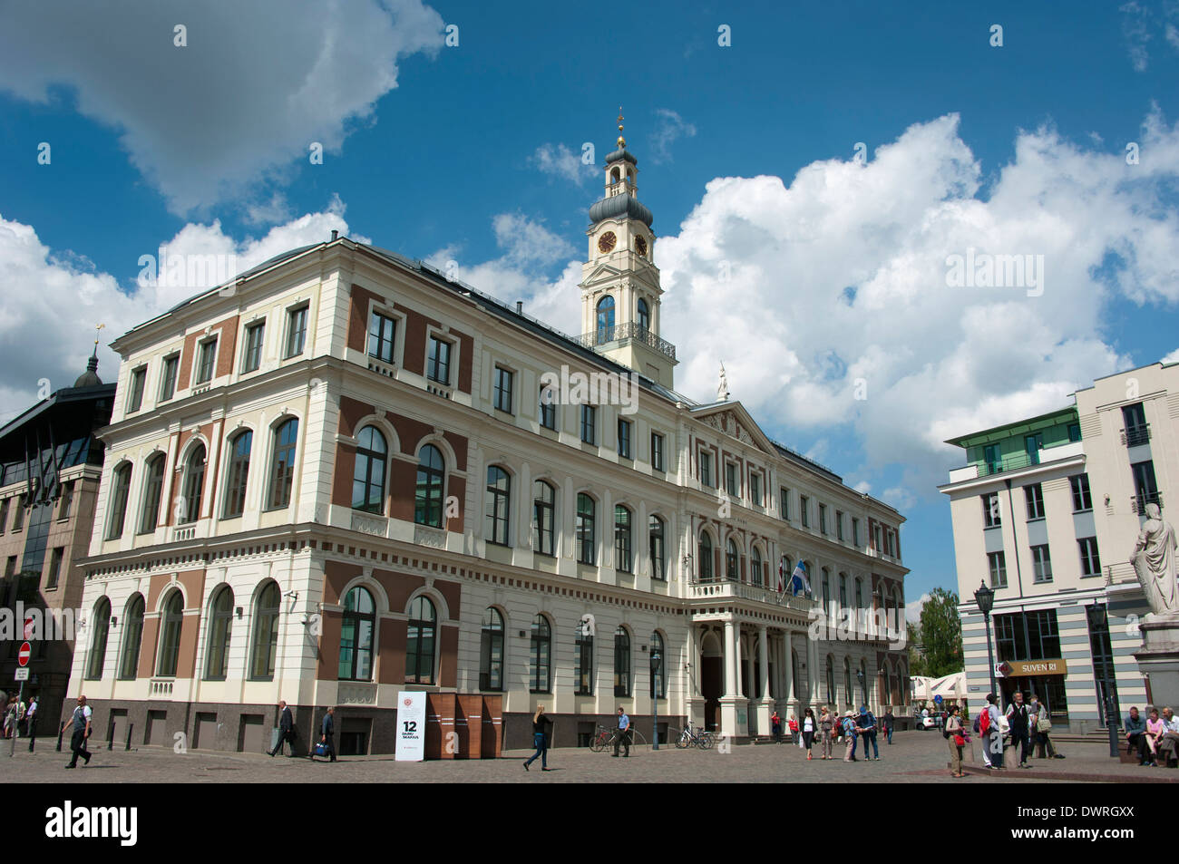 Town hall, Riga Stock Photo - Alamy