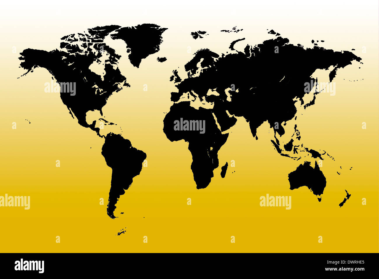 Europe centered world map hi-res stock photography and images - Alamy