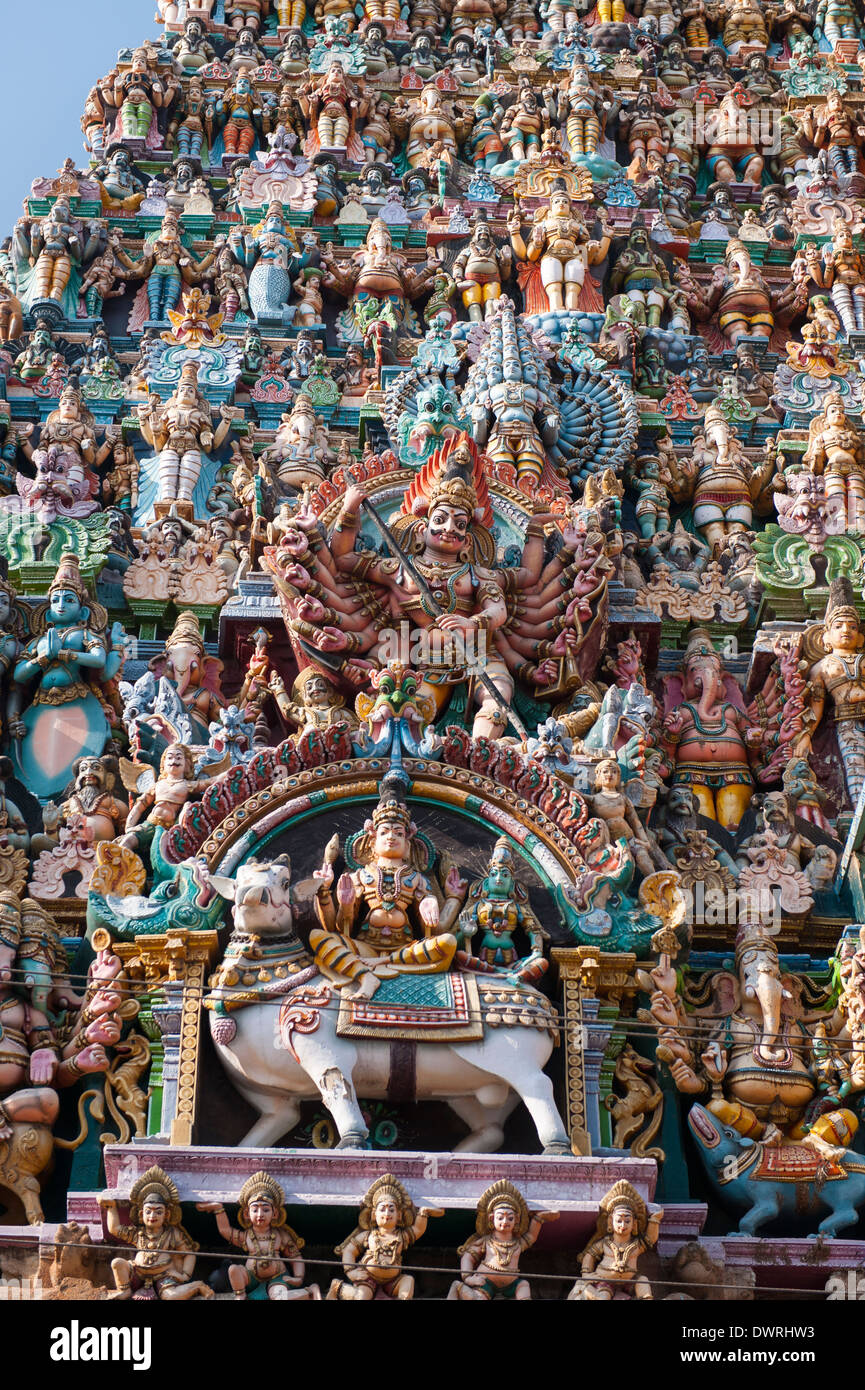 Madurai minakshi sundareshvara shiva hi-res stock photography and ...