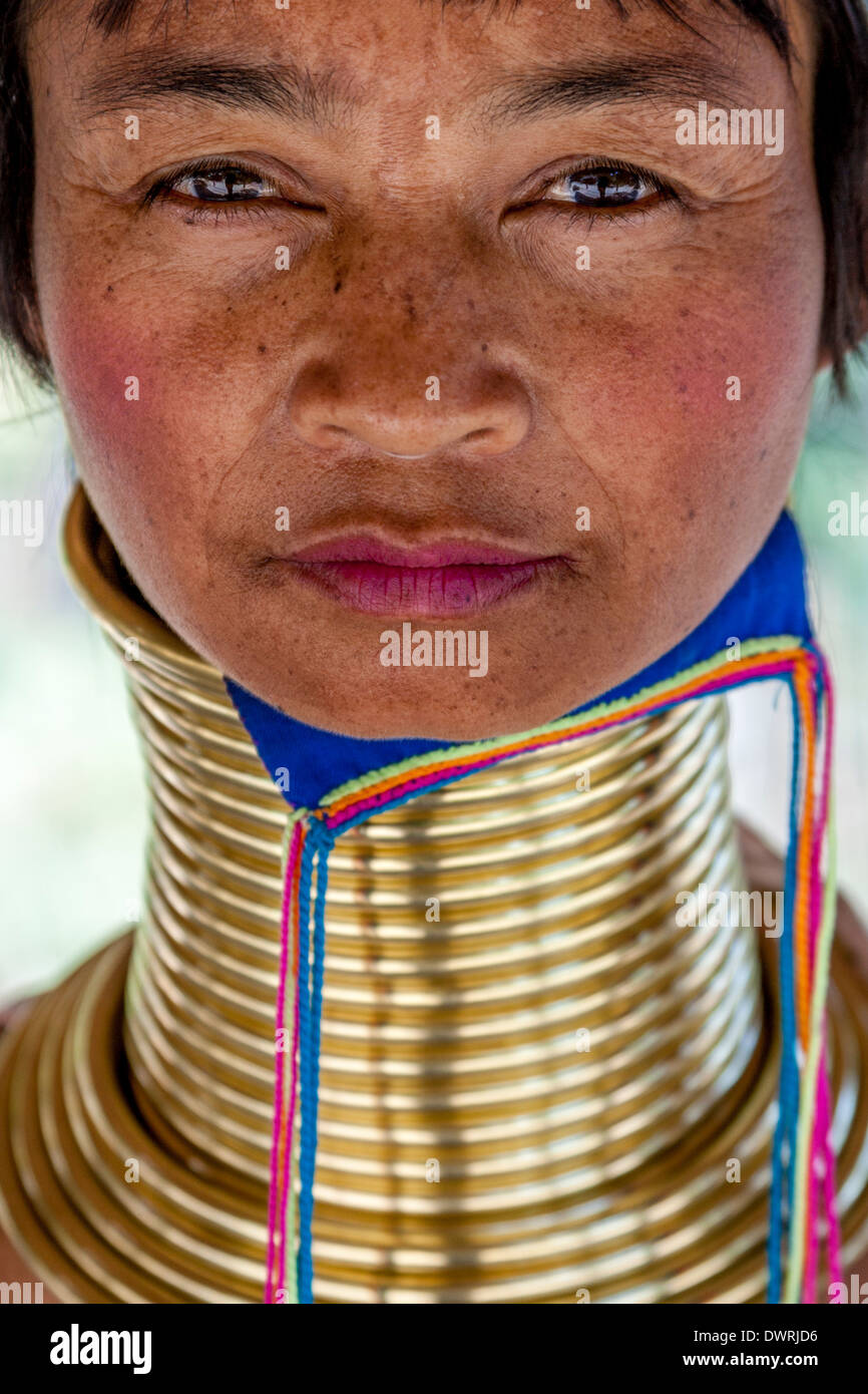 Portrait long neck woman hi-res stock photography and images - Alamy