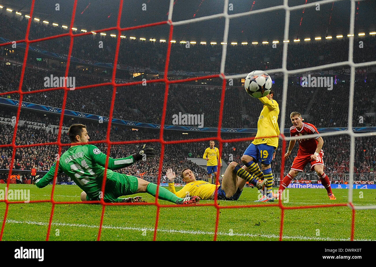 Munich, Germany. 11th Mar, 2014. Champions league, second leg. Bayern ...