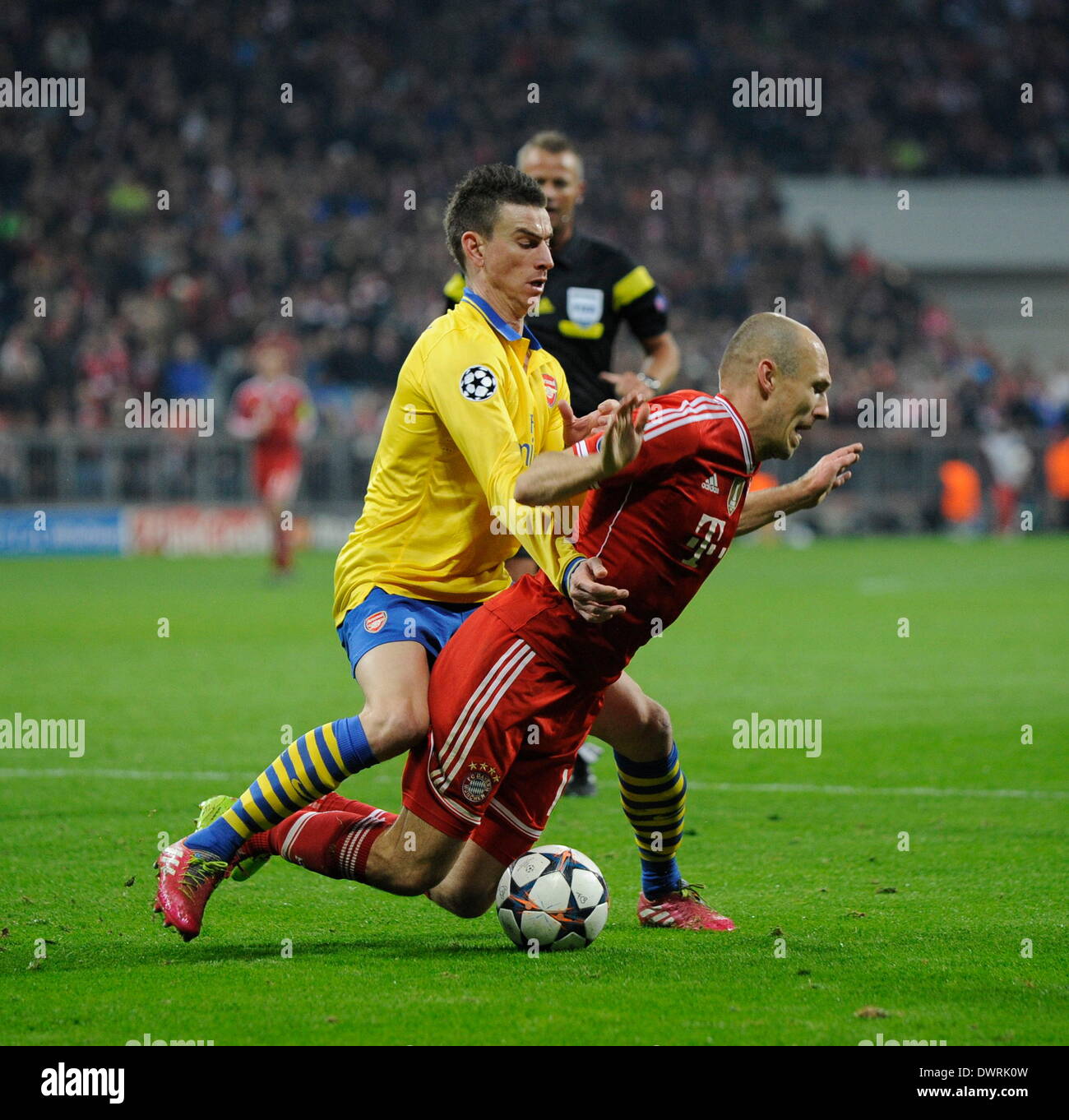 Munich, Germany. 11th Mar, 2014. Champions league, second leg. Bayern ...