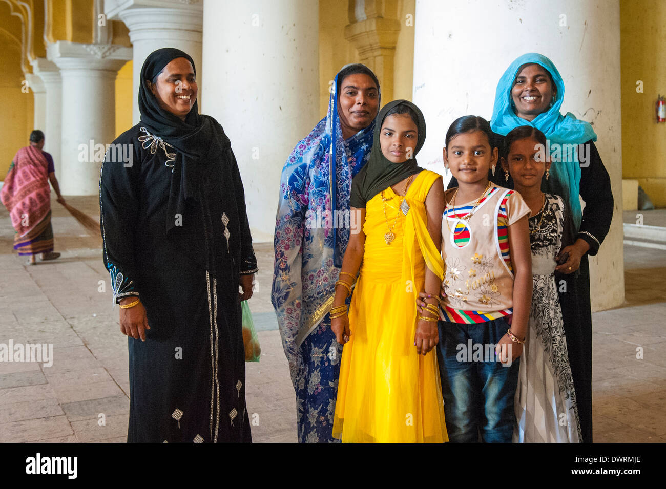 South Southern India Tamil Nadu Madurai Thirumalai Nayakar Palace 1636 ...