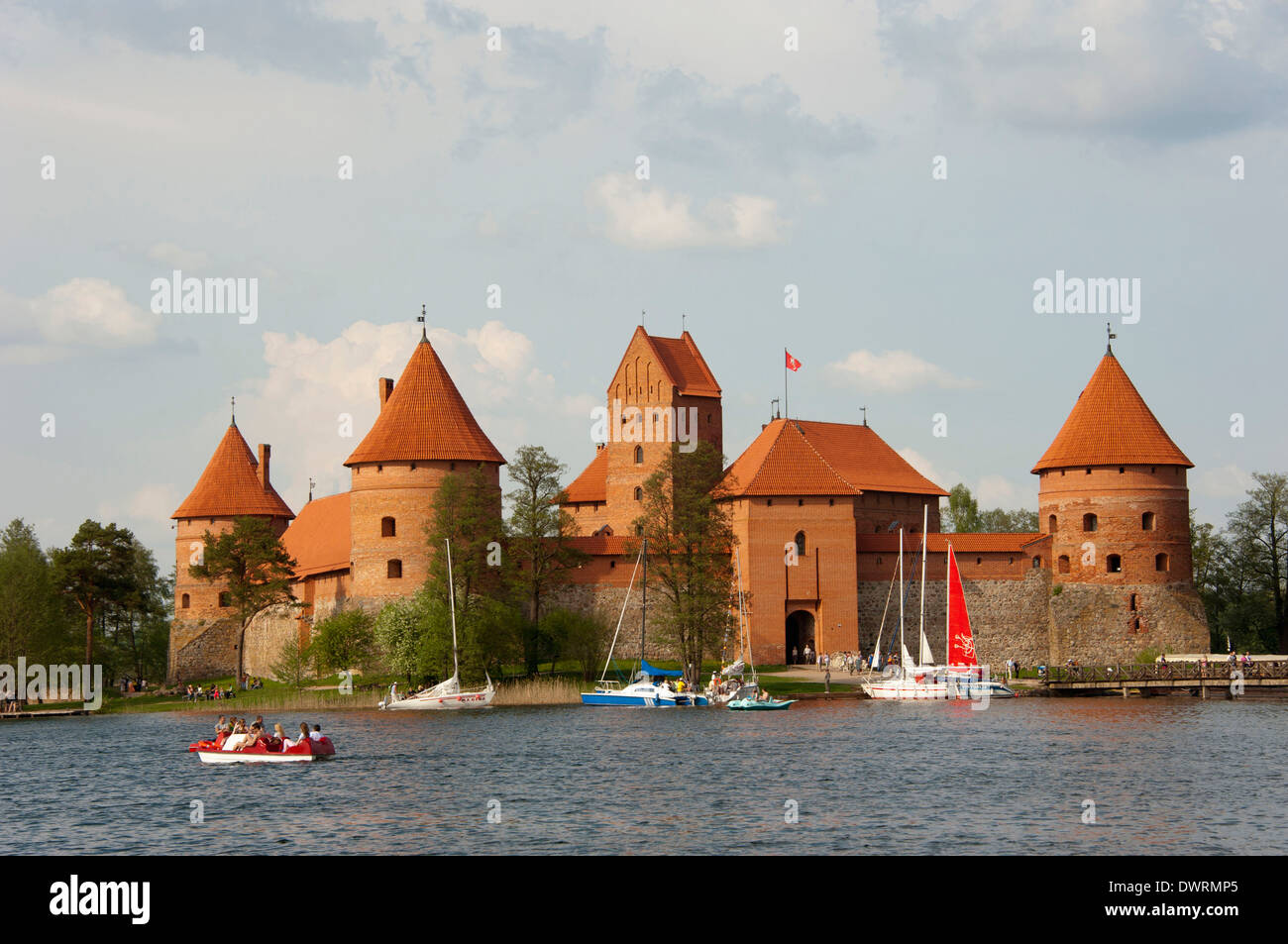 Trakai water castle hi-res stock photography and images - Alamy