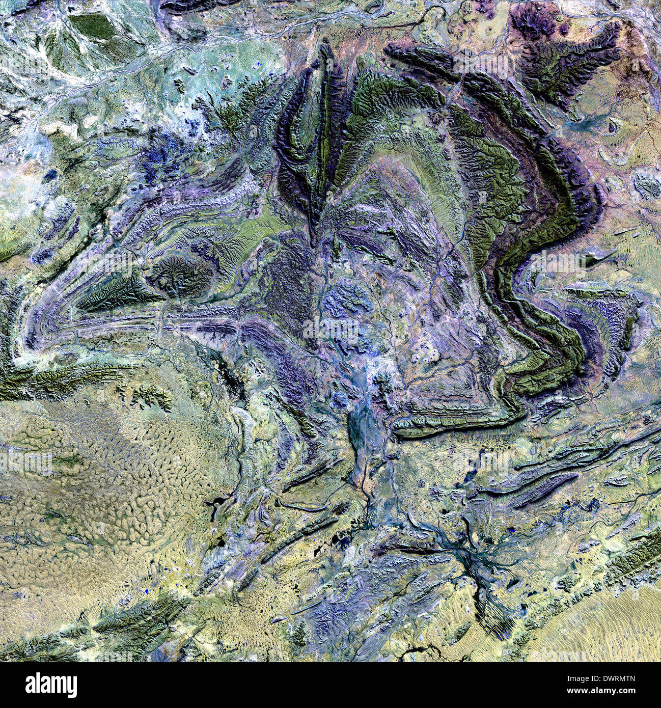 MacDonnell Ranges - mountains spanning Australia's arid interior. Only ...