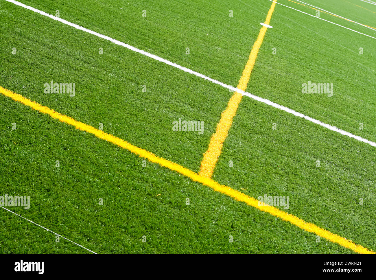 delimitation lines of football fields, football marks, grass Stock ...