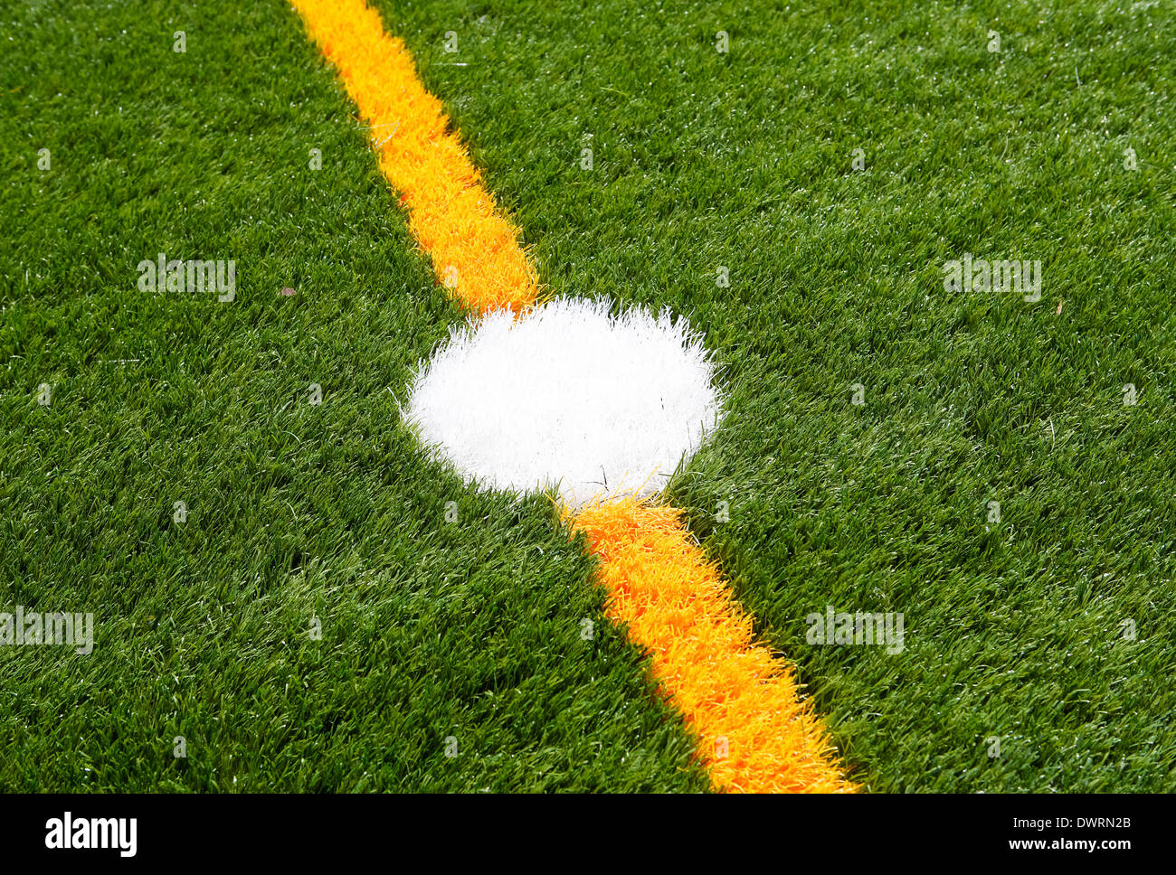 delimitation lines of football fields, football marks, grass Stock ...