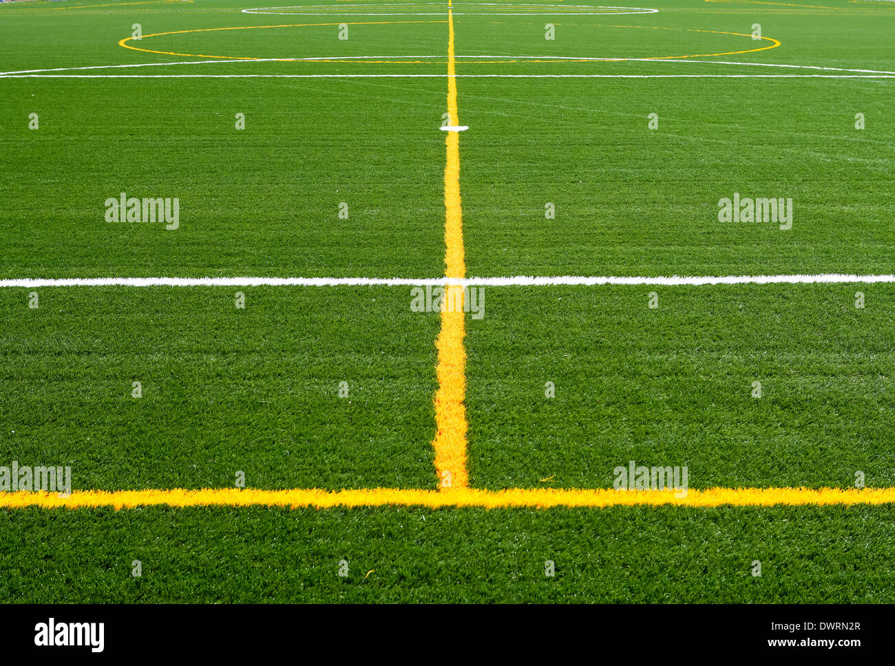 delimitation lines of football fields, football marks, grass Stock ...
