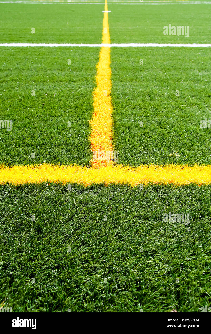 delimitation lines of football fields, football marks, grass Stock ...