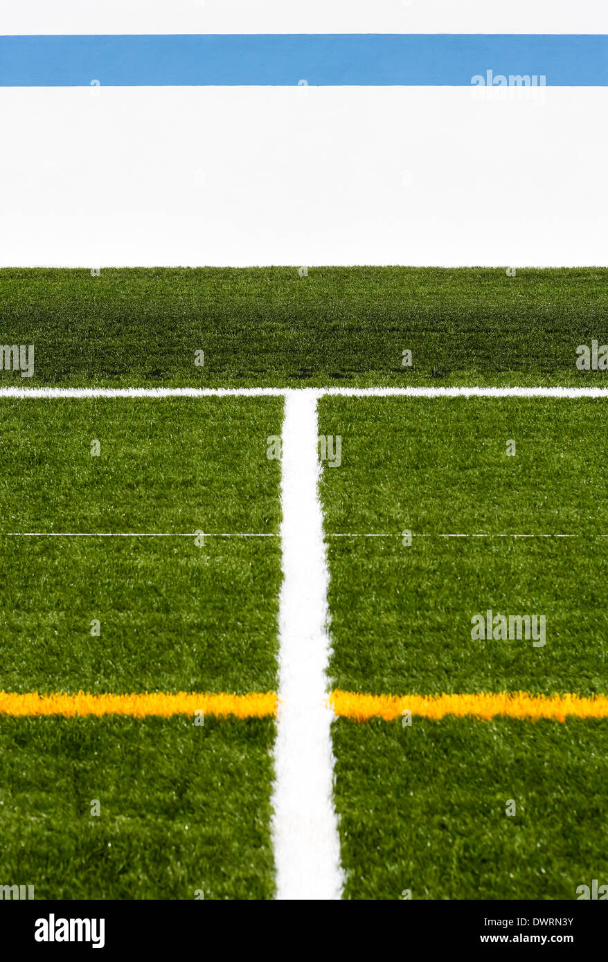 delimitation lines of football fields, football marks, grass Stock ...