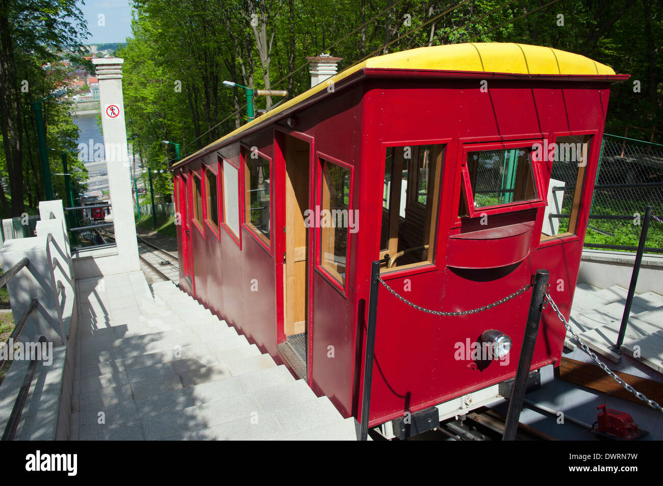 Cable car, Kaunas Stock Photo - Alamy