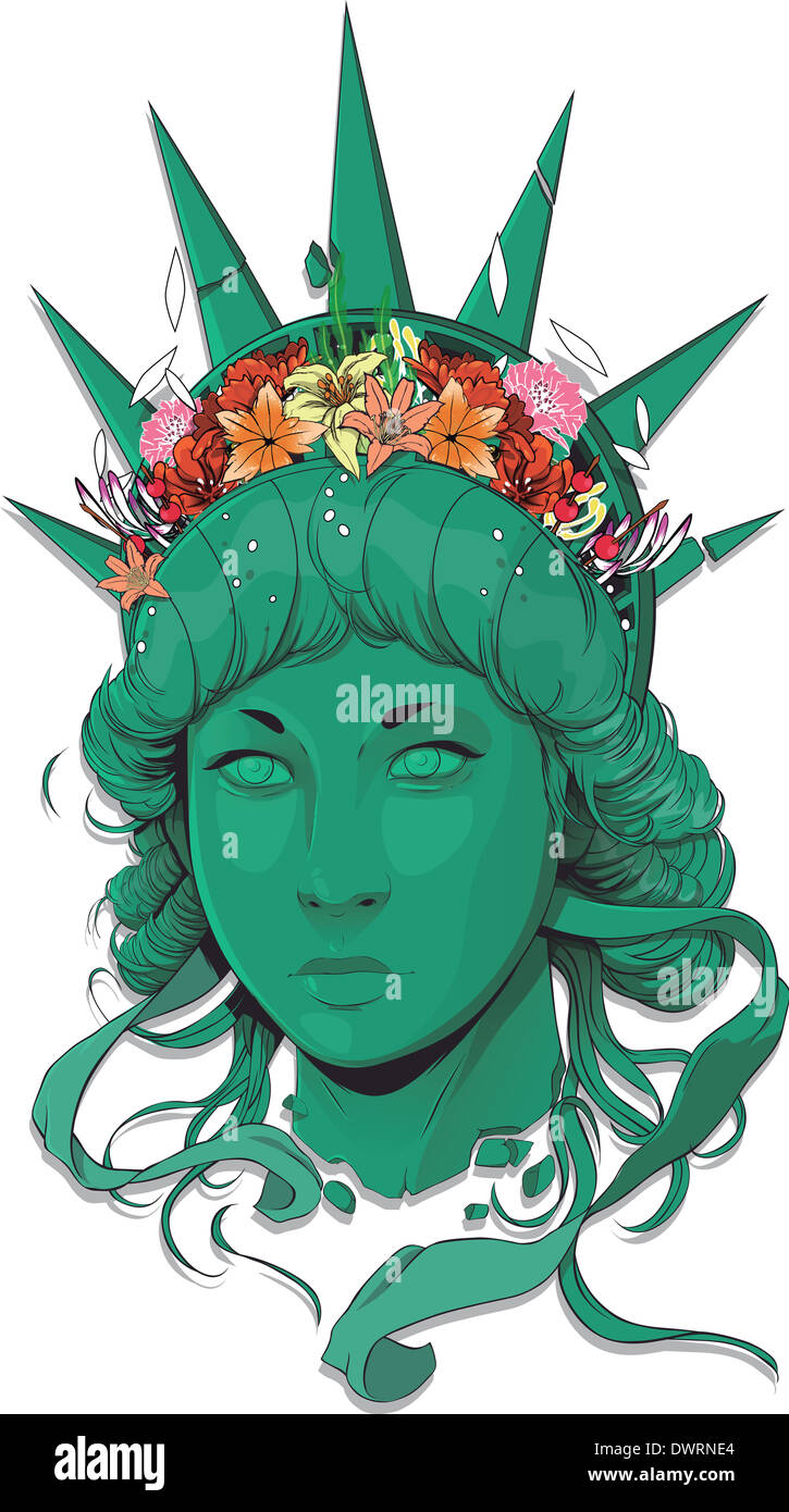 Statue of liberty white hi-res stock photography and images - Alamy
