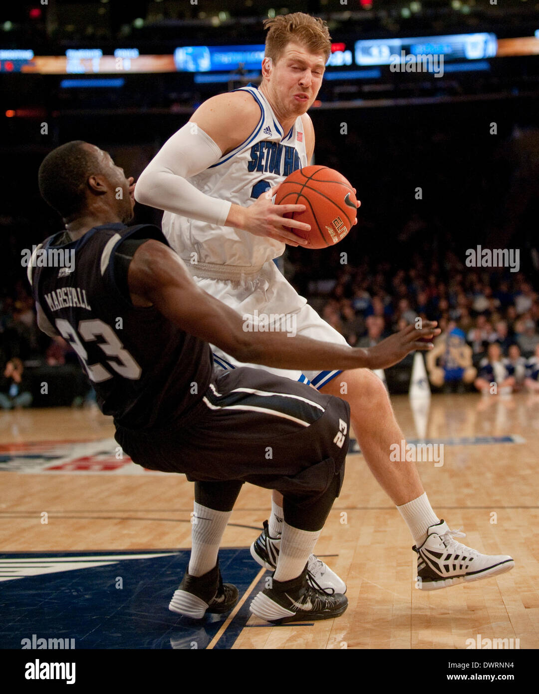 New York, New York, USA. 12th Mar, 2014. Seton Hall 's forward Patrik ...