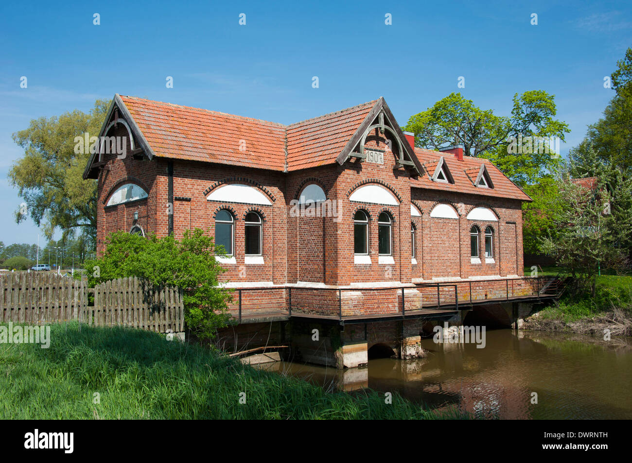Pump station, Uostadvaris Stock Photo - Alamy