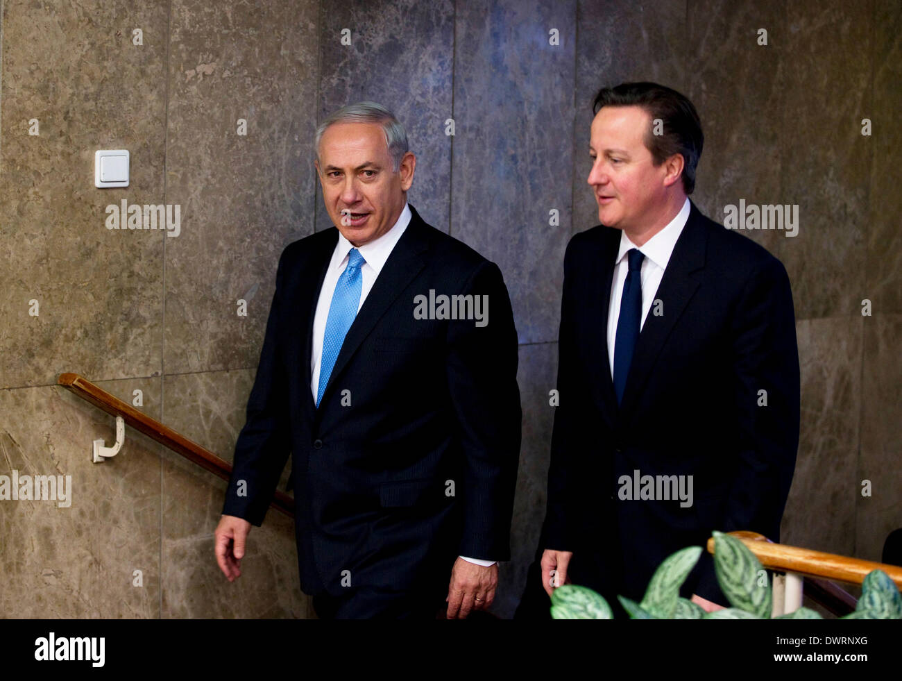 Jerusalem, Israel. 12th Mar, 2014. Israeli Prime Minister Benjamin ...