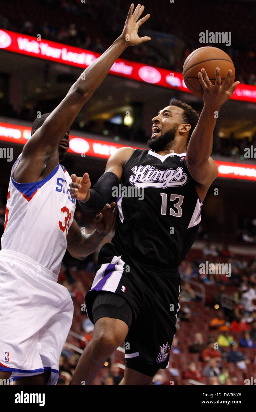 Philadelphia, Pennsylvania, USA. 12th Mar, 2014. Sacramento Kings ...