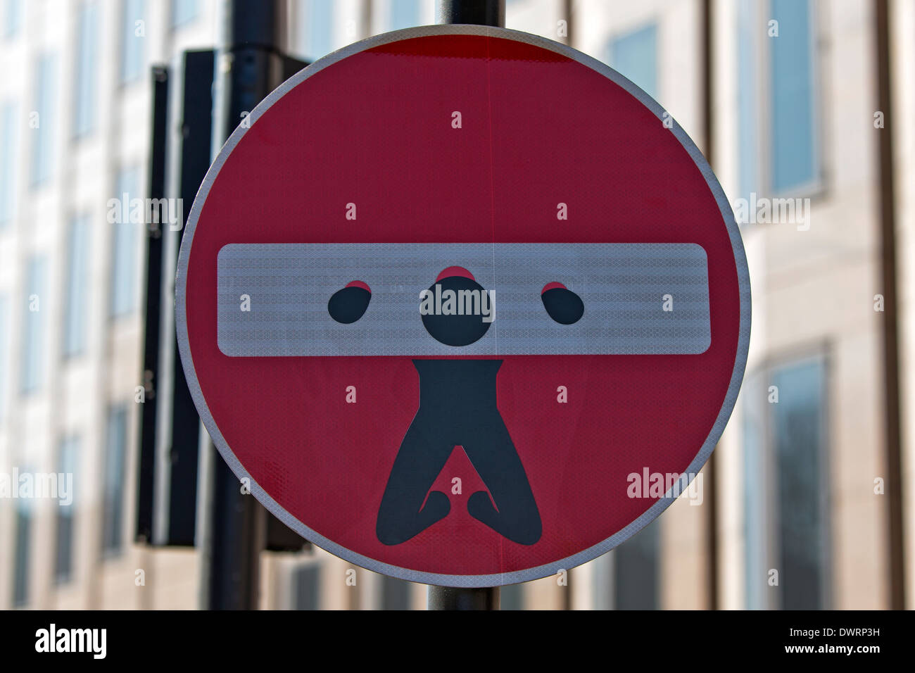Graffiti on no entry street hi-res stock photography and images - Alamy