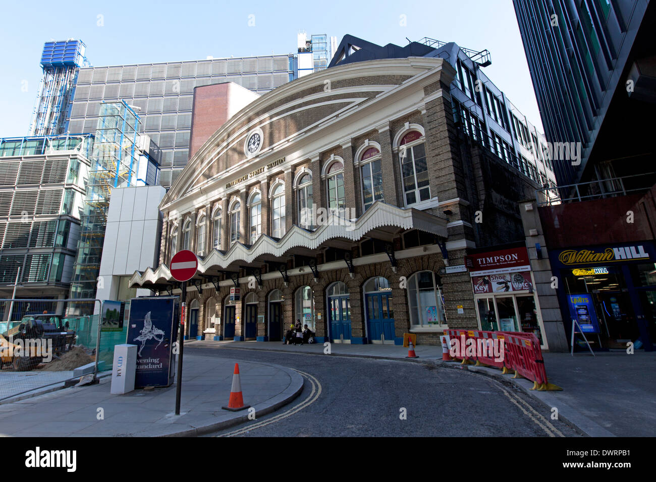 Fenchurch Street Railway Station, Fenchurch Street, London, England, UK ...