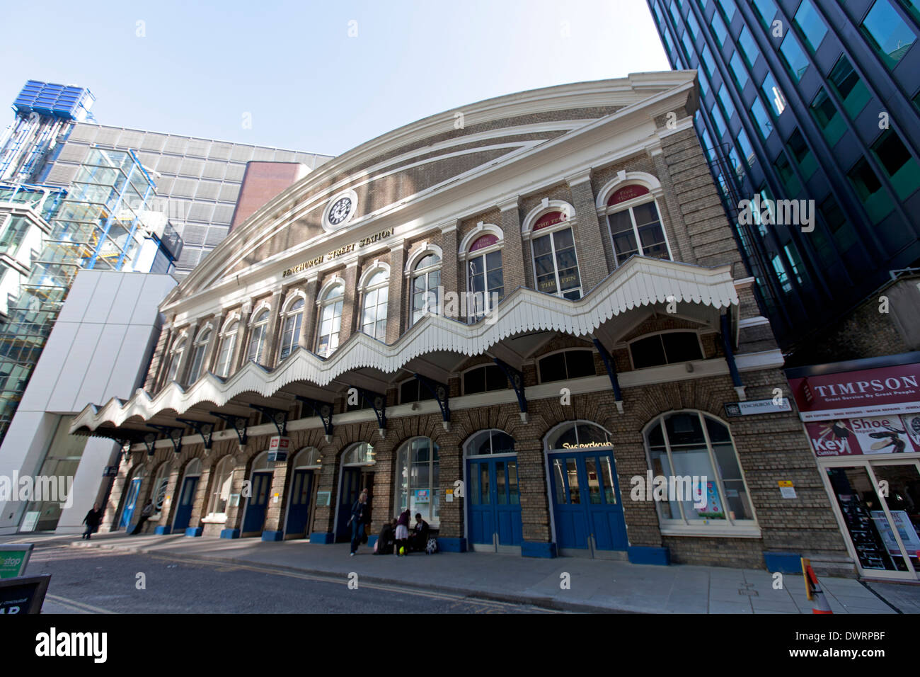 Fenchurch Street Railway Station, Fenchurch Street, London, England, UK ...