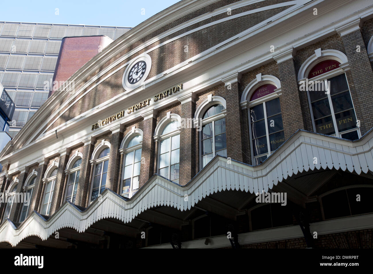 Fenchurch Street Railway Station, Fenchurch Street, London, England, UK ...