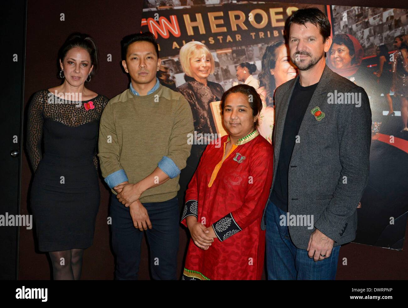 New York, NY, USA. 12th Mar, 2014. Angela Bernhard Thomas, Prabal ...