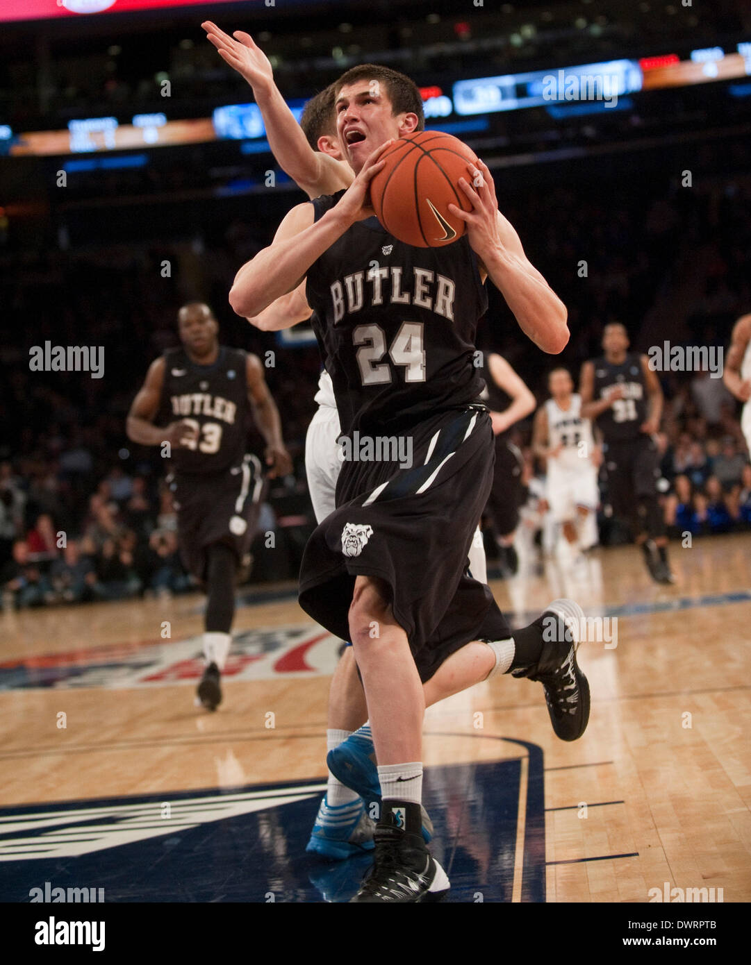 New York, New York, USA. 12th Mar, 2014. Butler's guard Kellen Dunham ...